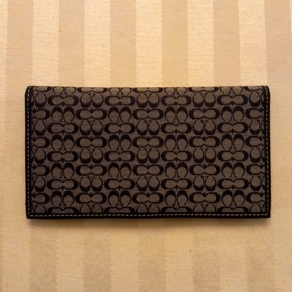 Coach | Accessories | Coach Womens Leather Material Long Wallet | Poshmark